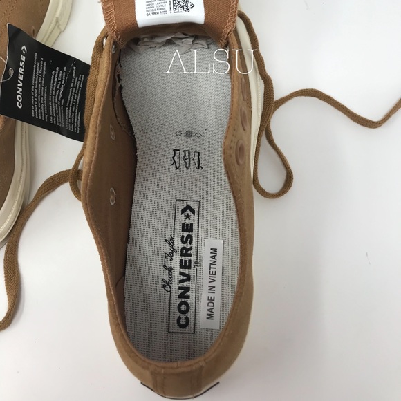 Converse | Shoes | Converse Chuck 7 Ox Suede Burnt Caramel W Authent ...